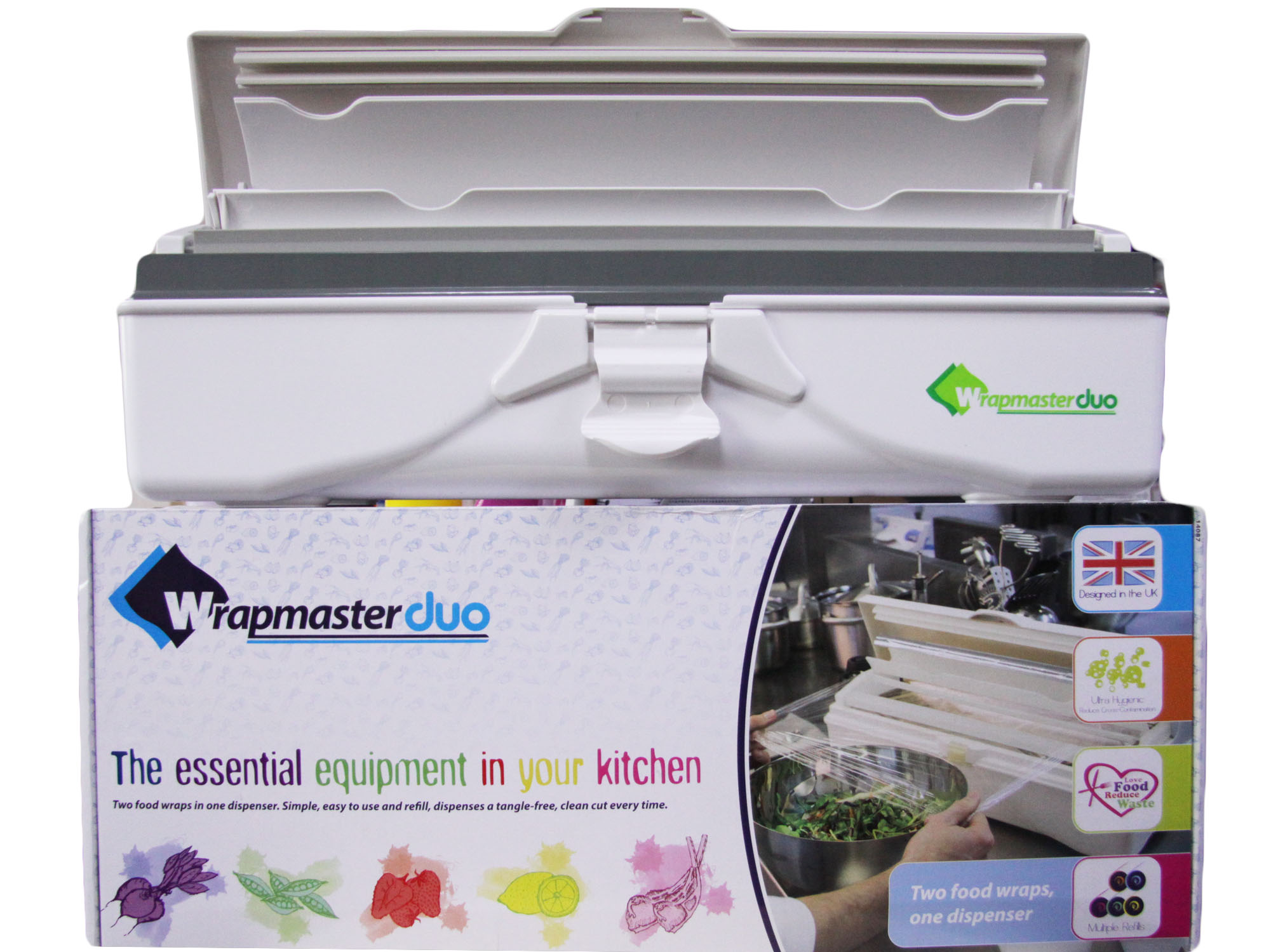 WRAPMASTER DUO DISPENSER (2 ROLLS) 45cm – Bakery and Patisserie Products