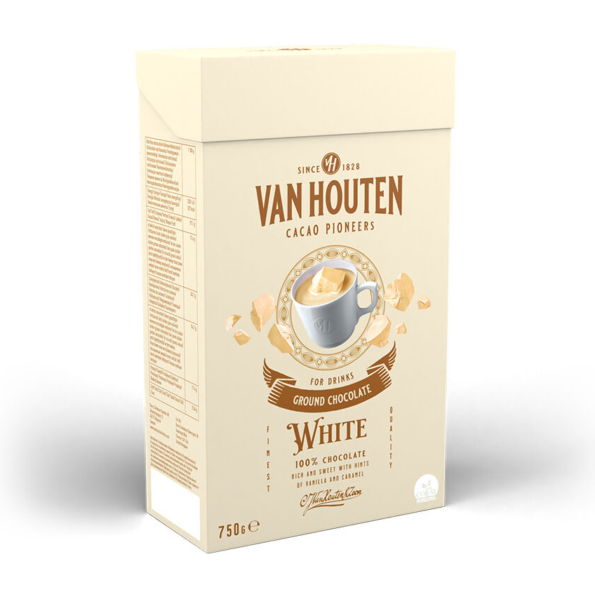 VAN HOUTEN WHITE CHOCOLATE DRINK POWDER (HOT CHOCOLATE) – Bakery and ...